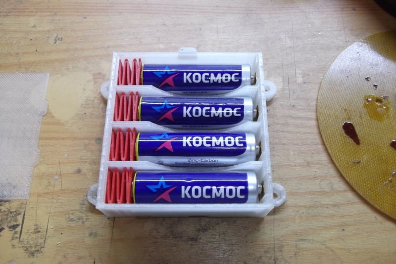 Battery Box With Printed Spring 3D Printer Model Download Free STL File ...