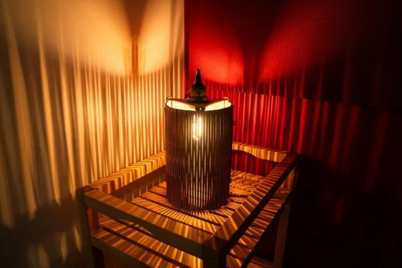 Laser Cut Hanging Living Hinge Lamp DXF File Free Download - 3axis.co