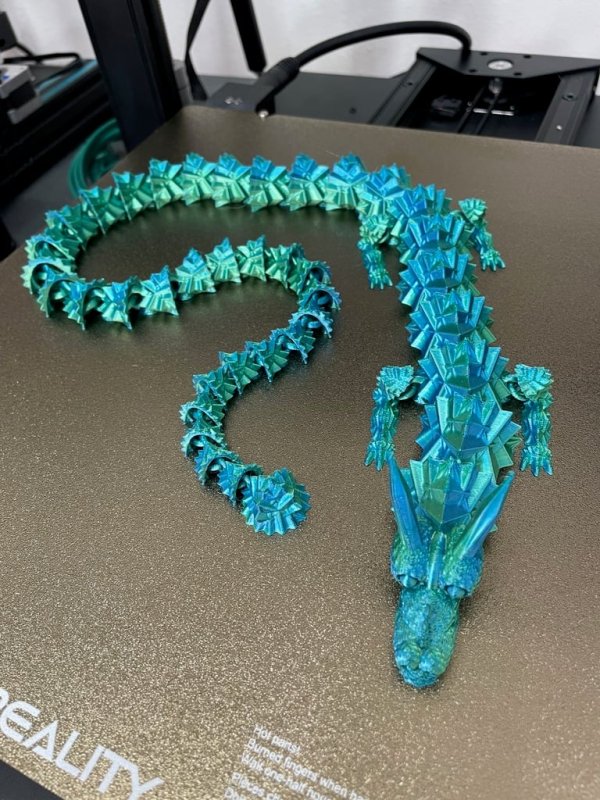 Exquisite Dragon 3D Printer Model Download Free STL File - 3axis.co