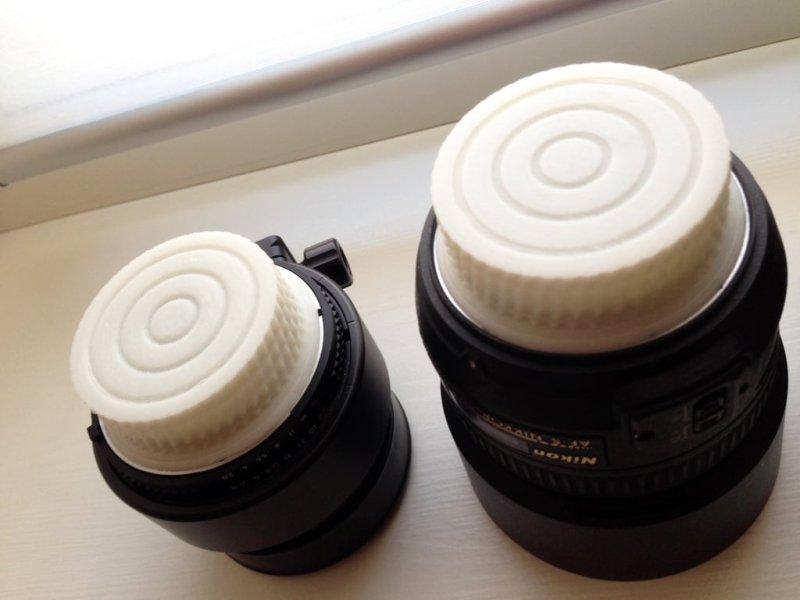 Rear Lens Cap For Nikon F-mount, Fully Printable. 3D Printer Model ...