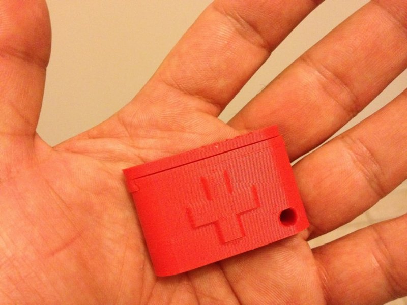 Keychain Pill Box 3D Printer Model Download Free STL File - 3axis.co