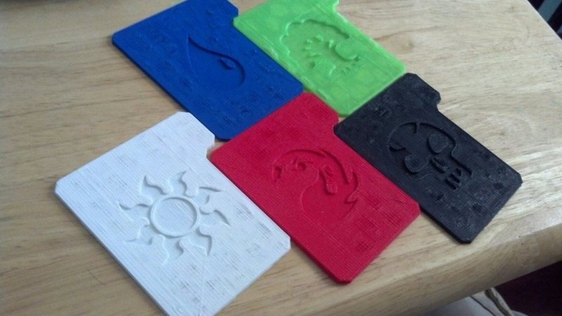 Simple Magic The Gathering Card Separators 3D Printer Model Download ...