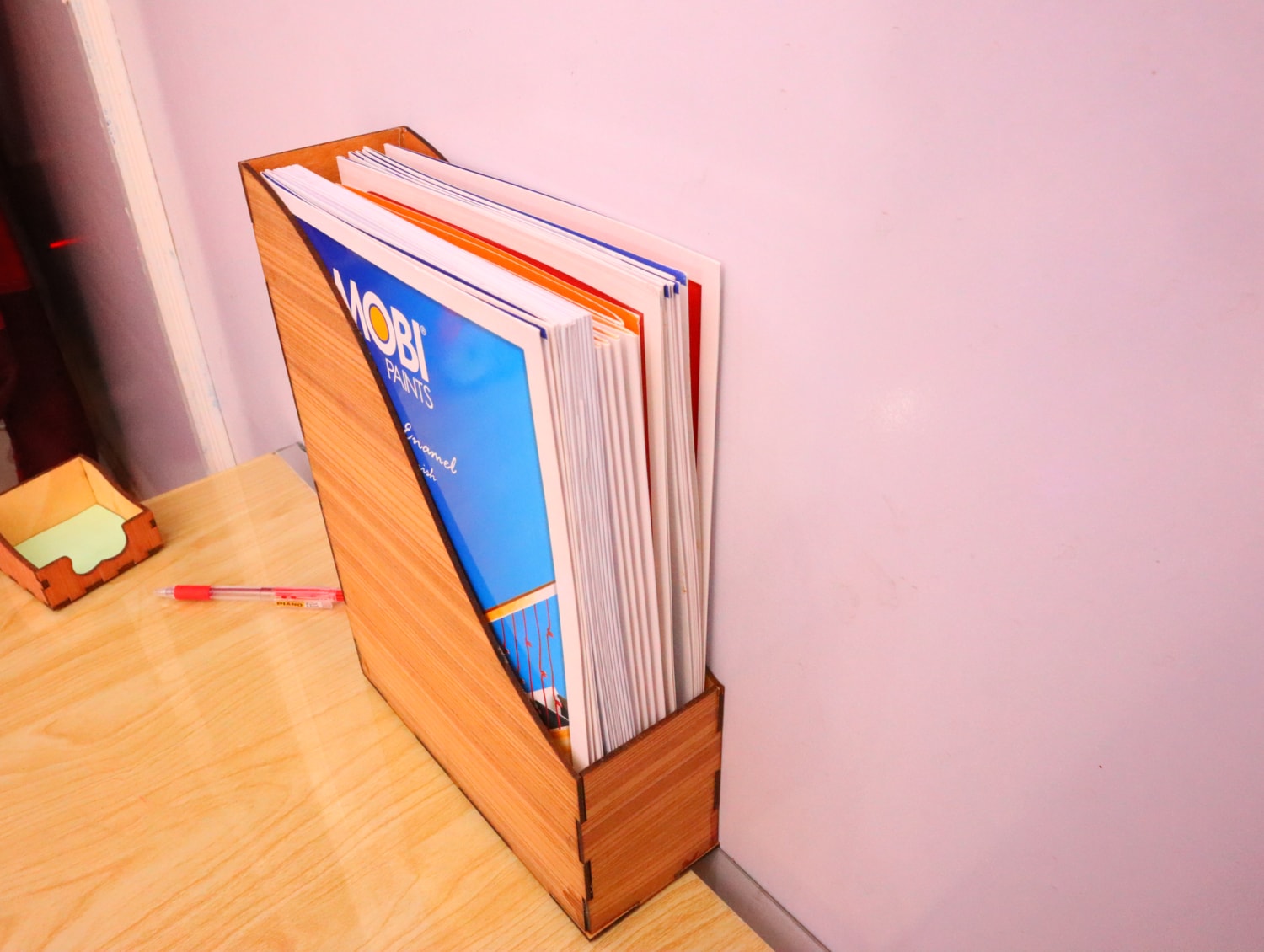 Laser Cut Magazine Rack 3mm SVG DXF CDR AI PDF Free Download - 3axis.co