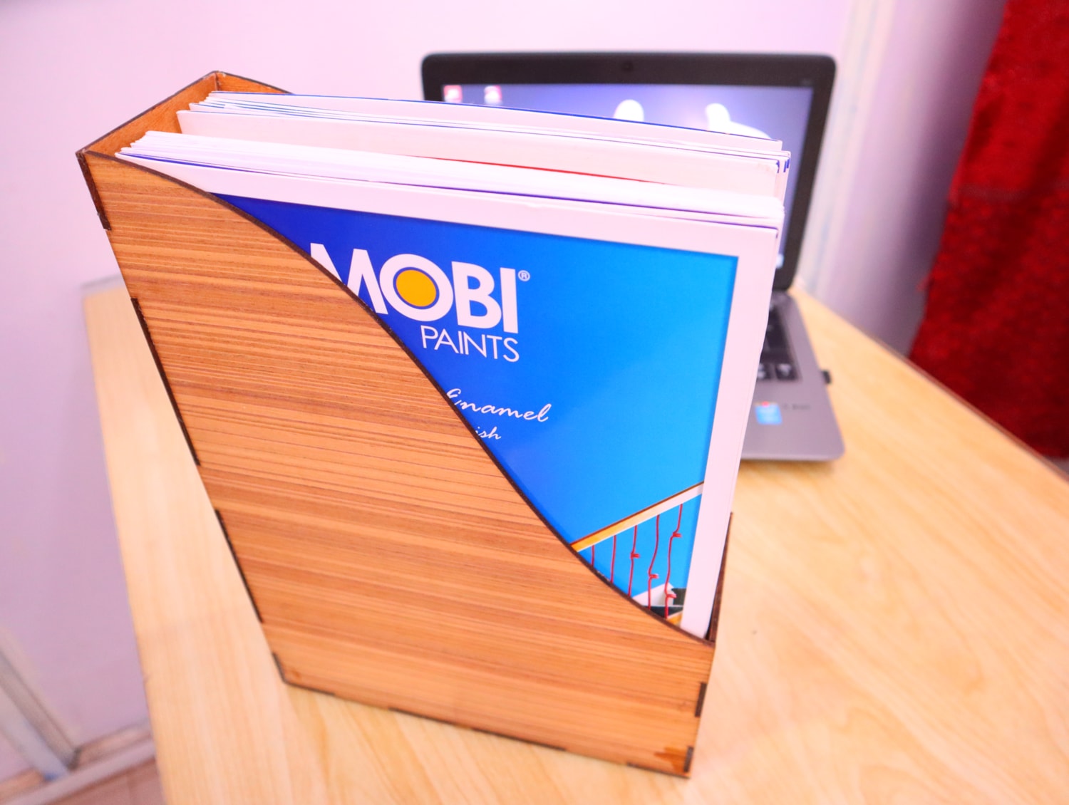 Laser Cut Magazine Rack 3mm SVG DXF CDR AI PDF Free Download - 3axis.co