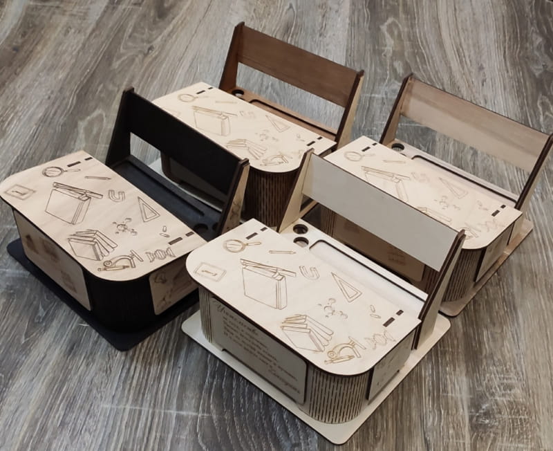 Laser Cut Desk Organizer For Teachers Free Vector cdr Download - 3axis.co
