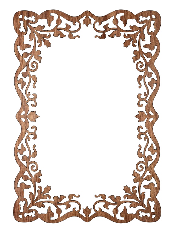 Laser Cut Decorative Frame Template Free Vector Cdr Download 3axis co