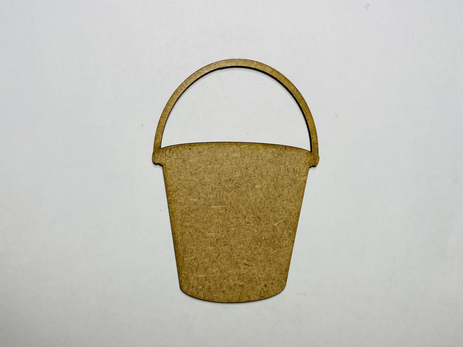 Laser Cut Wood Bucket Cutout Unfinished Wooden Bucket Shape SVG DXF CDR ...