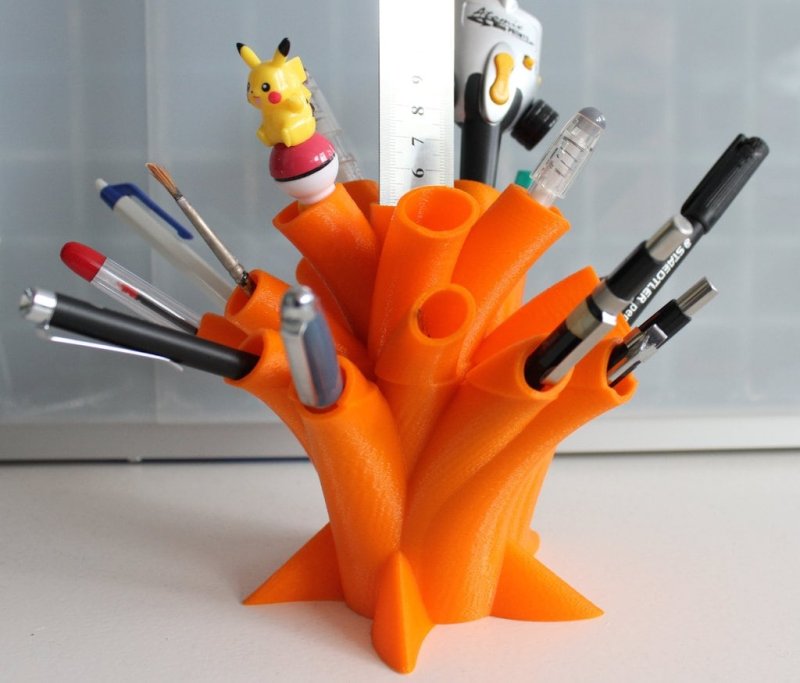 Pen Holder 3D Printer Model Download Free STL File - 3axis.co
