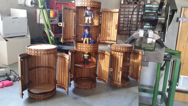 Laser Cut Double Bar Cask Barrel Free Vector Download - 3axis.co