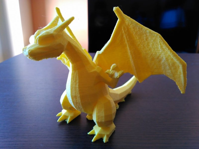 Charizard With Solid Support! 3D Printer Model Download Free STL File ...