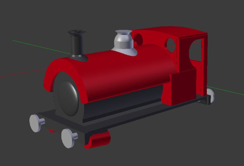 Simple Tank Loco Body 3D Printer Model Download Free STL File - 3axis.co