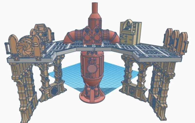 Imperial Dominion Crusader Rearming Platform Assessories 3D Printer ...
