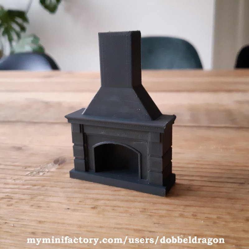 Fireplace 3D Printer Model Download Free STL File - 3axis.co