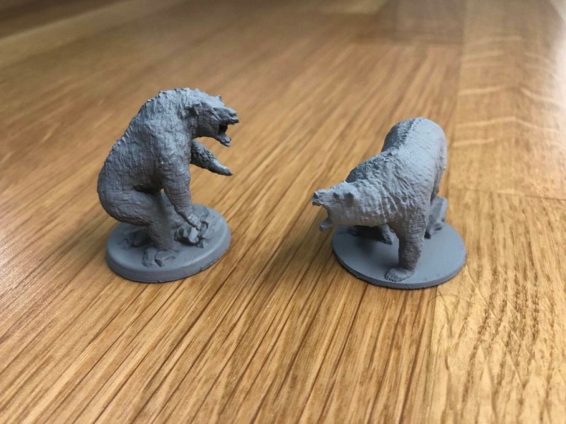 Gloomhaven Cave Bear 3D Printer Model Download Free STL File - 3axis.co