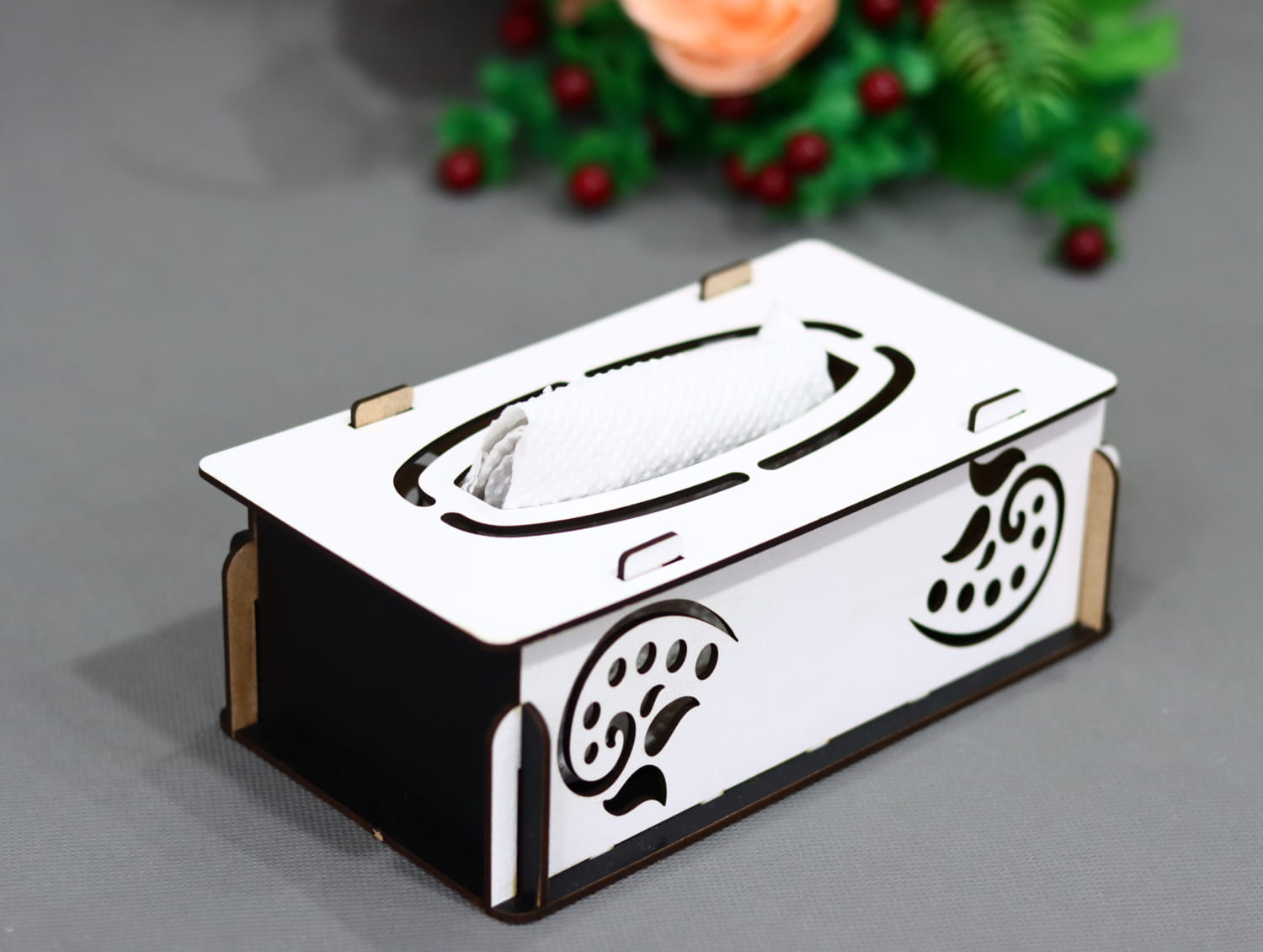 Laser Cut Tissue Box 3mm SVG DXF CDR AI PDF Free Download - 3axis.co