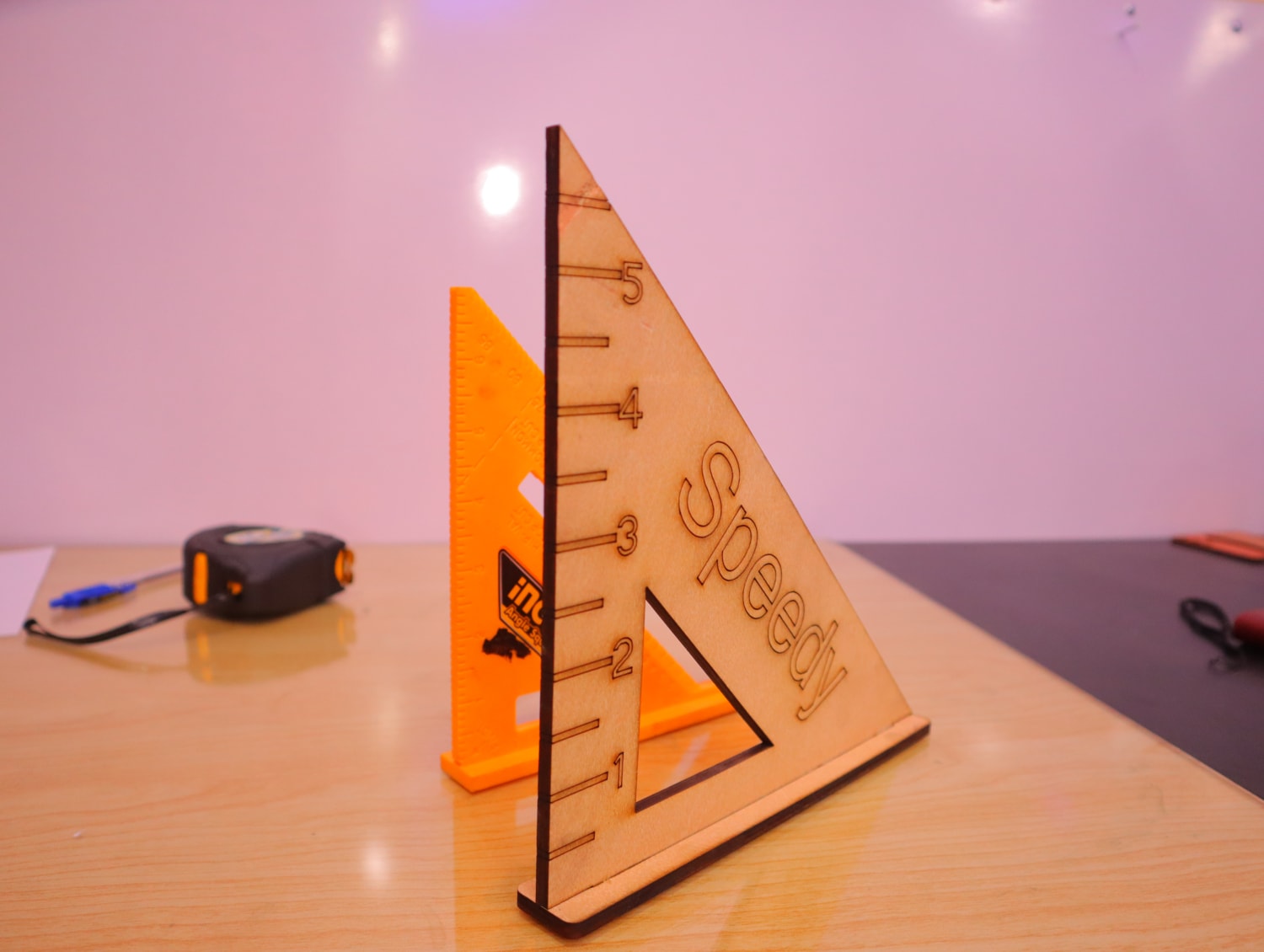 Laser Cut Speed Square 6mm SVG DXF CDR AI PDF Free Download - 3axis.co