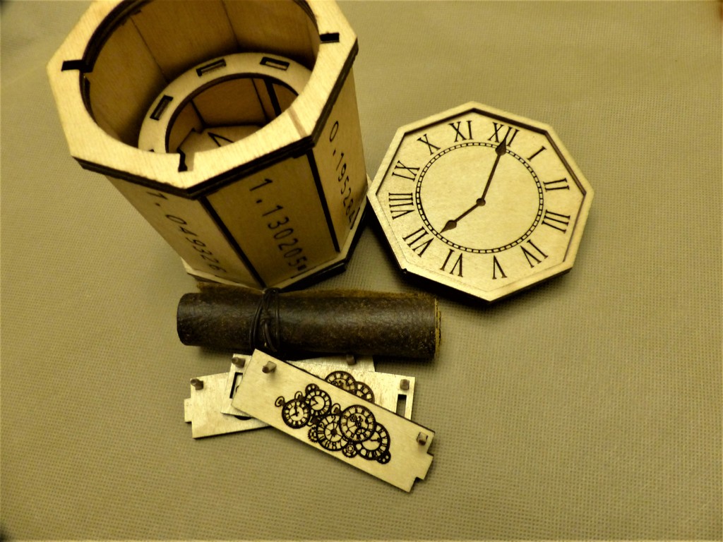 Laser Cut Steins Gate Dice Tower SVG File Free Download - 3axis.co