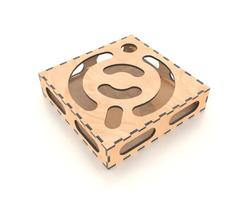 Laser Cut Cat Play Box Cat Maze Box Free Vector Download - 3axis.co