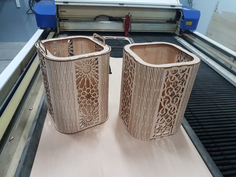 Laser Cut Decorative Pencil Holder Free Vector Download - 3axis.co