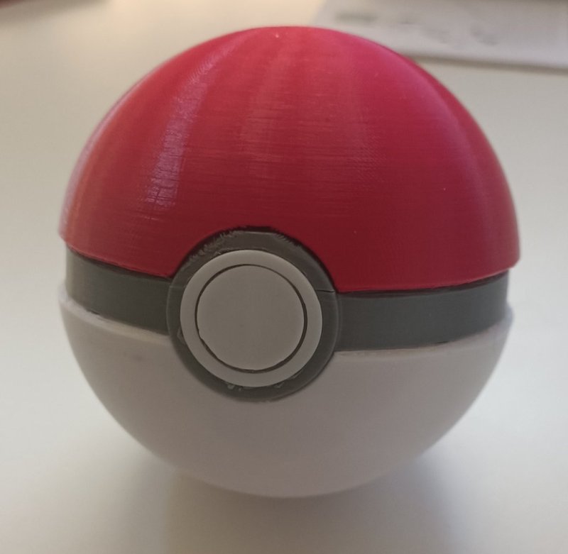 Pokeball 3D Printer Model Download Free STL File - 3axis.co