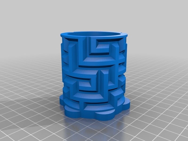 Maze Cylinder Box – Visible And Hidden Versions 3D Printer Model ...