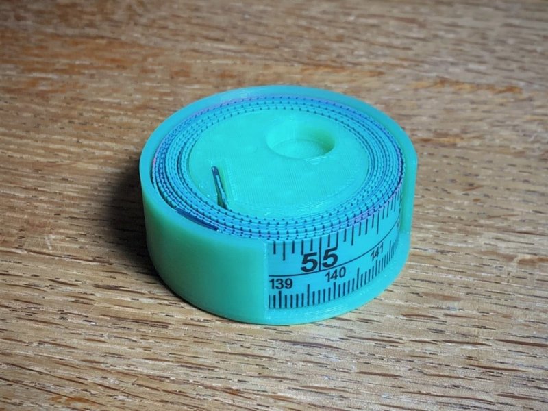 Soft Tape Measure Spool 3D Printer Model Download Free STL File - 3axis.co