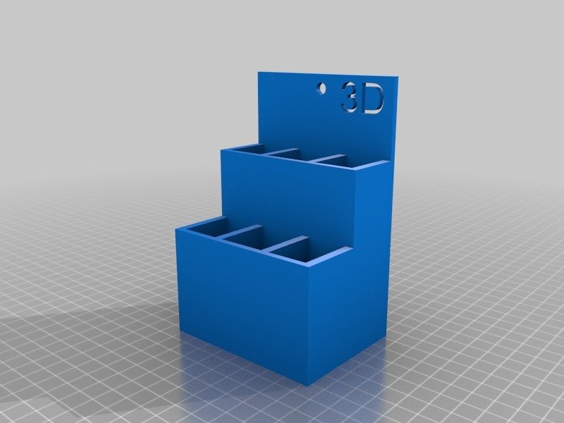 Storage Box For The Wall 3D Printer Model Download Free STL File - 3axis.co