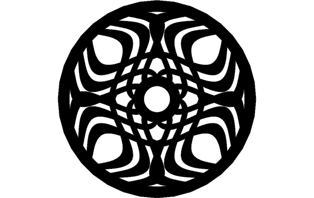Decoration dxf File Free Download - 3axis.co