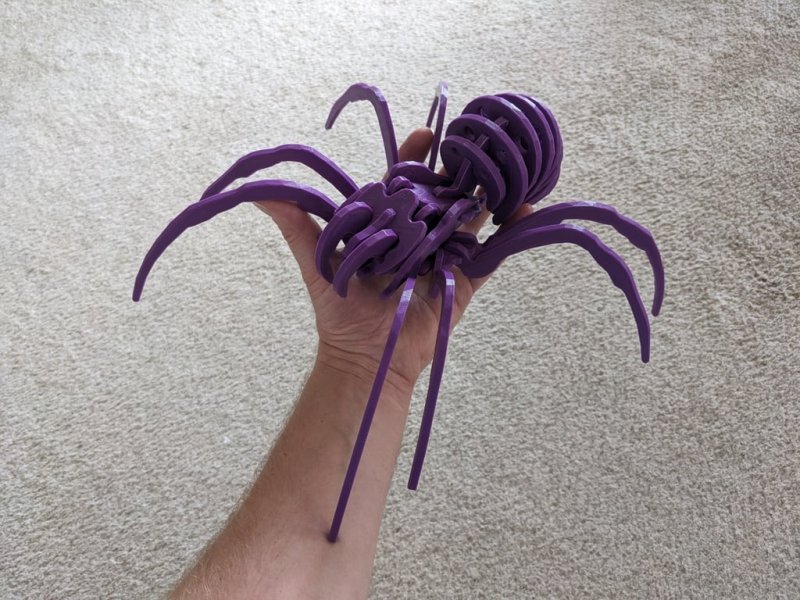 Spider Kit – Large – Separated 3D Printer Model Download Free STL File ...