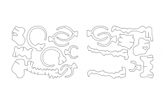 Free Dxf Files, 9689 Files in .DXF Format Free Download Page 170 - 3axis.co