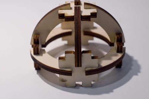 Laser Cut Press-Fit Construction Kit DXF File Free Download - 3axis.co