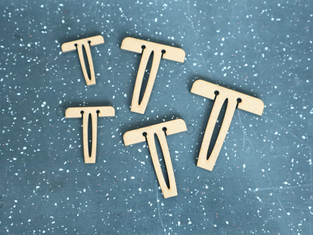 Laser Cut Honeycomb Bed Pin Clamps SVG DXF CDR AI PDF Free Download ...