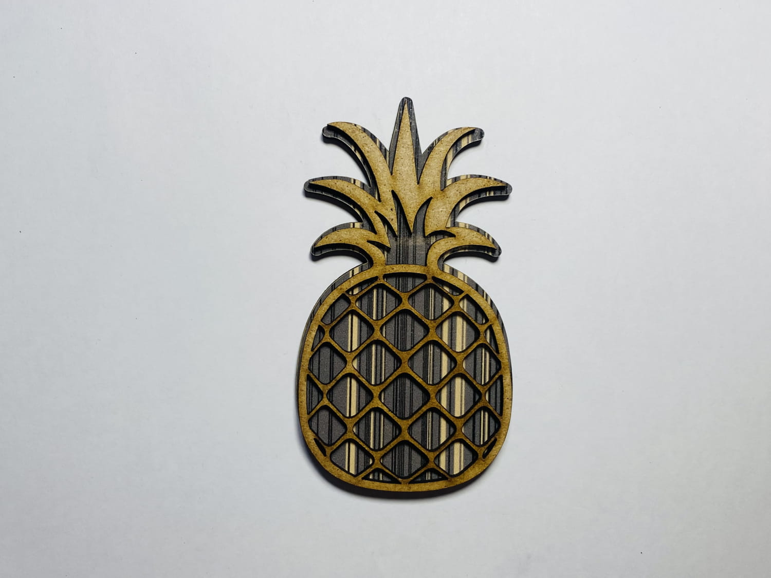 Laser Cut Pineapple Wood Multi-layered Decor SVG DXF CDR AI PDF Free ...