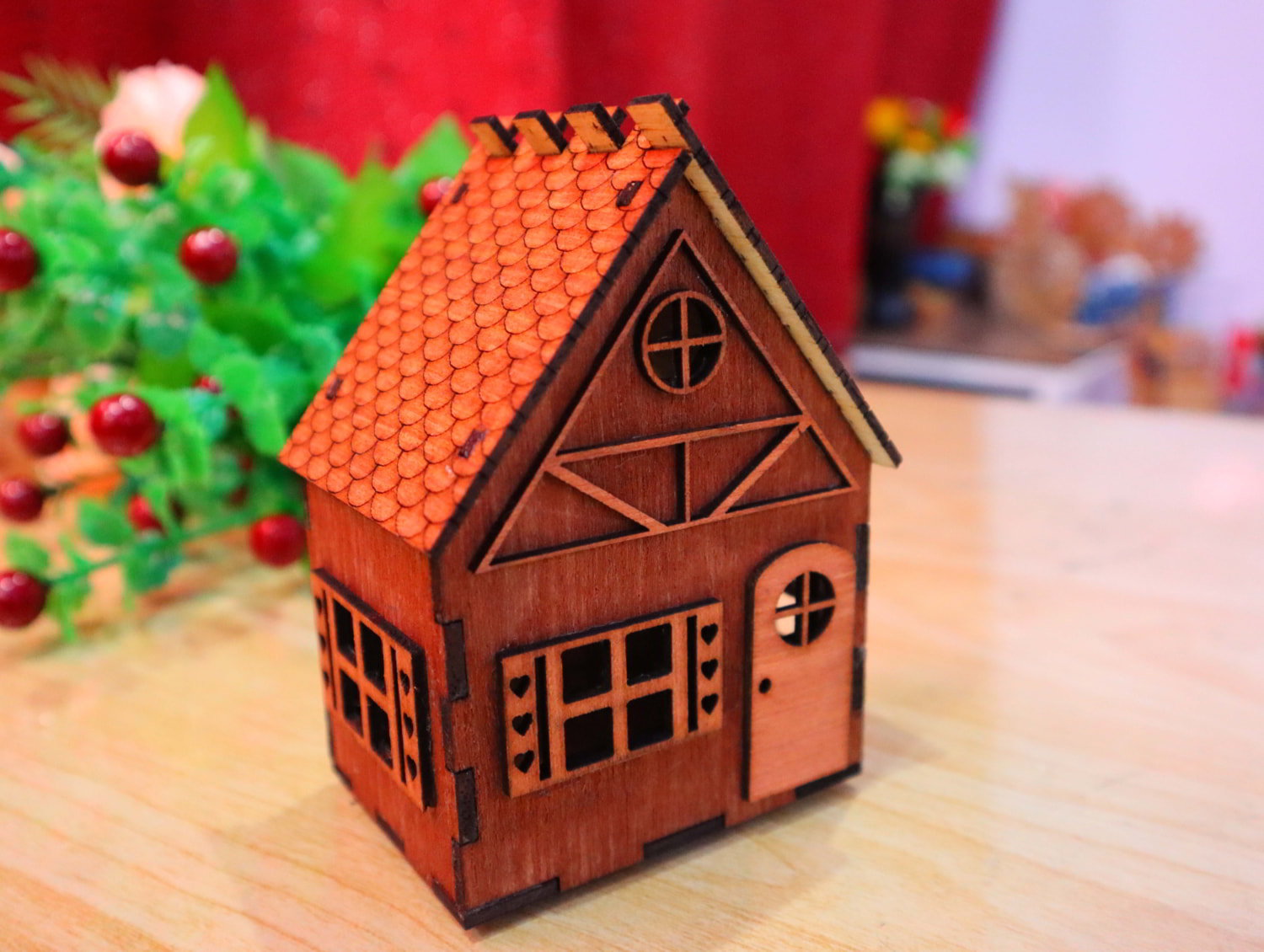 Laser Cut House 3mm SVG DXF CDR AI PDF Free Download - 3axis.co