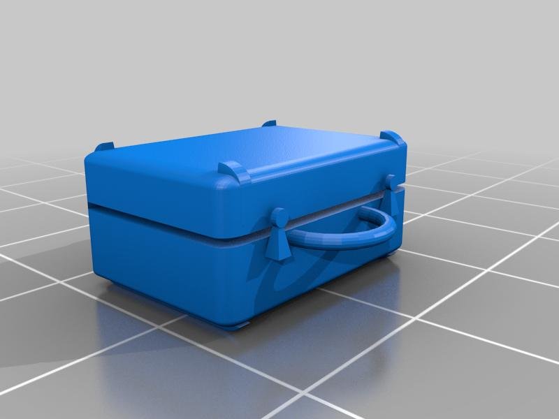 Basic Suitcase 3D Printer Model Download Free STL File - 3axis.co