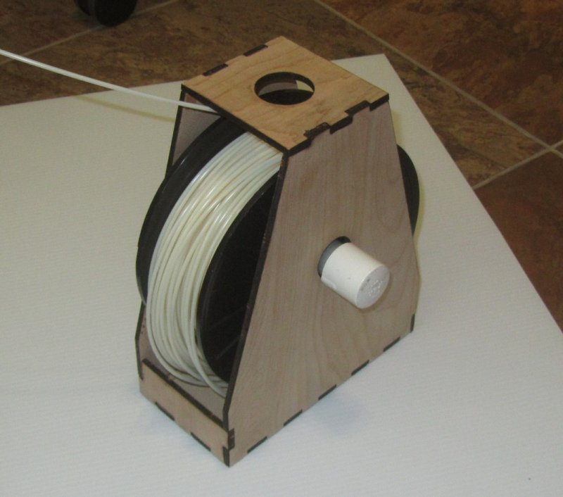 Laser Cut Filament Holder Free Vector Download - 3axis.co