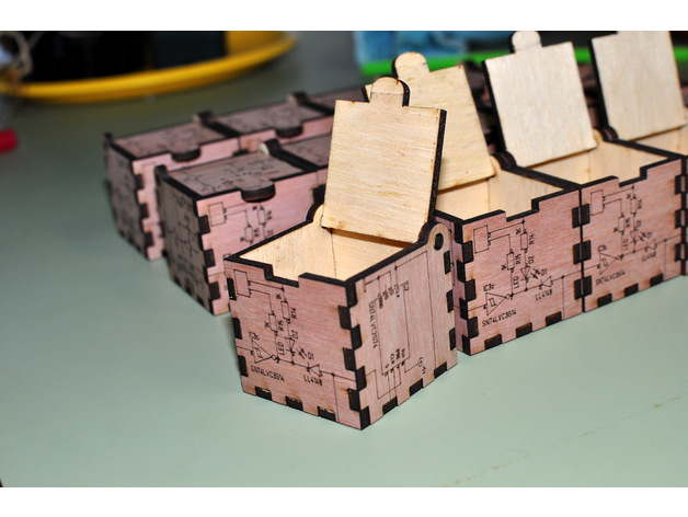 Laser Cut Box Template Free