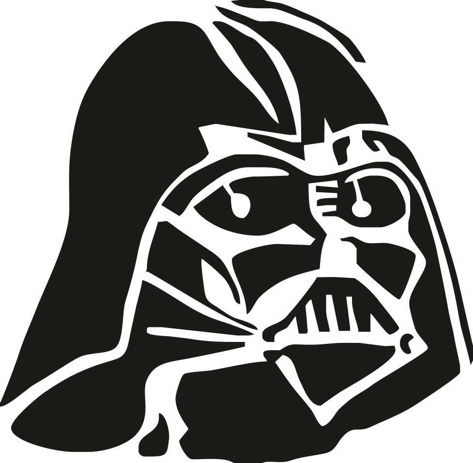 Darth Vader Stencil Vector Free Vector Cdr Download 3axis co