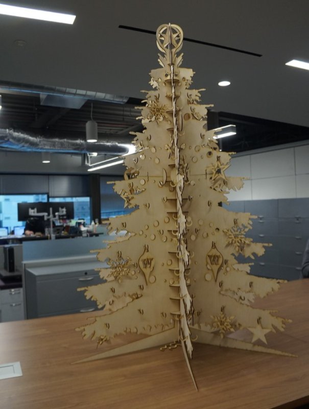 Laser Cut Big Christmas Tree Free Vector cdr Download - 3axis.co