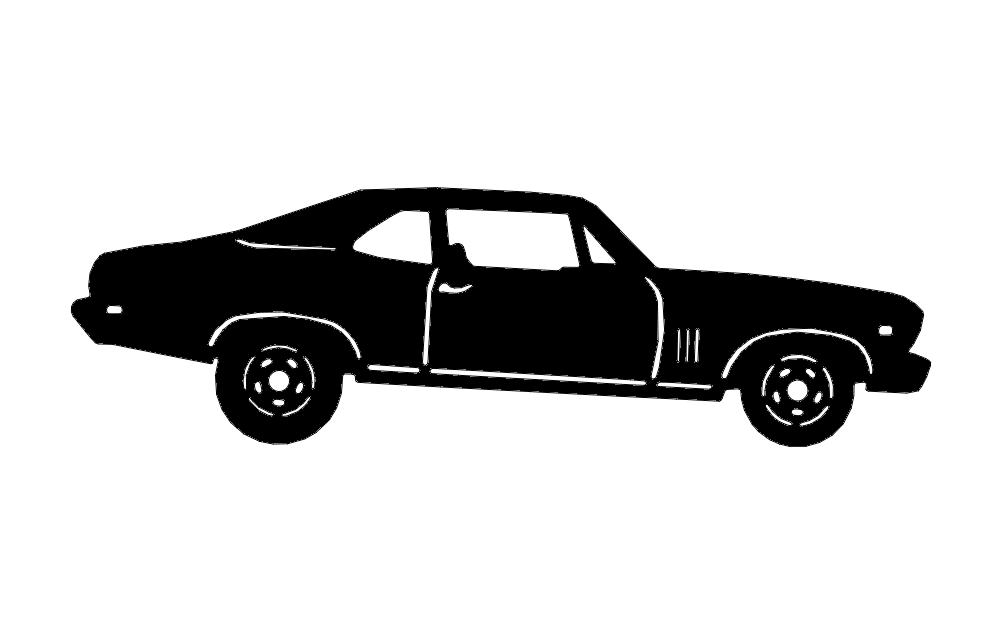 Car dxf File Free Download - 3axis.co