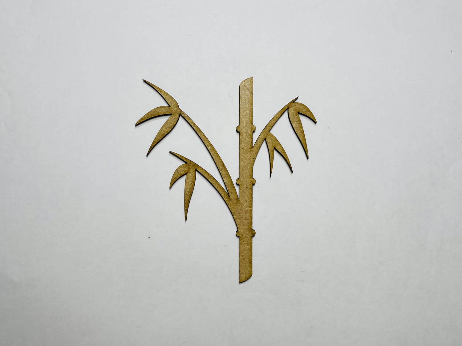 Laser Cut Unfinished Wood Bamboo Shape Craft SVG DXF CDR AI PDF Free ...