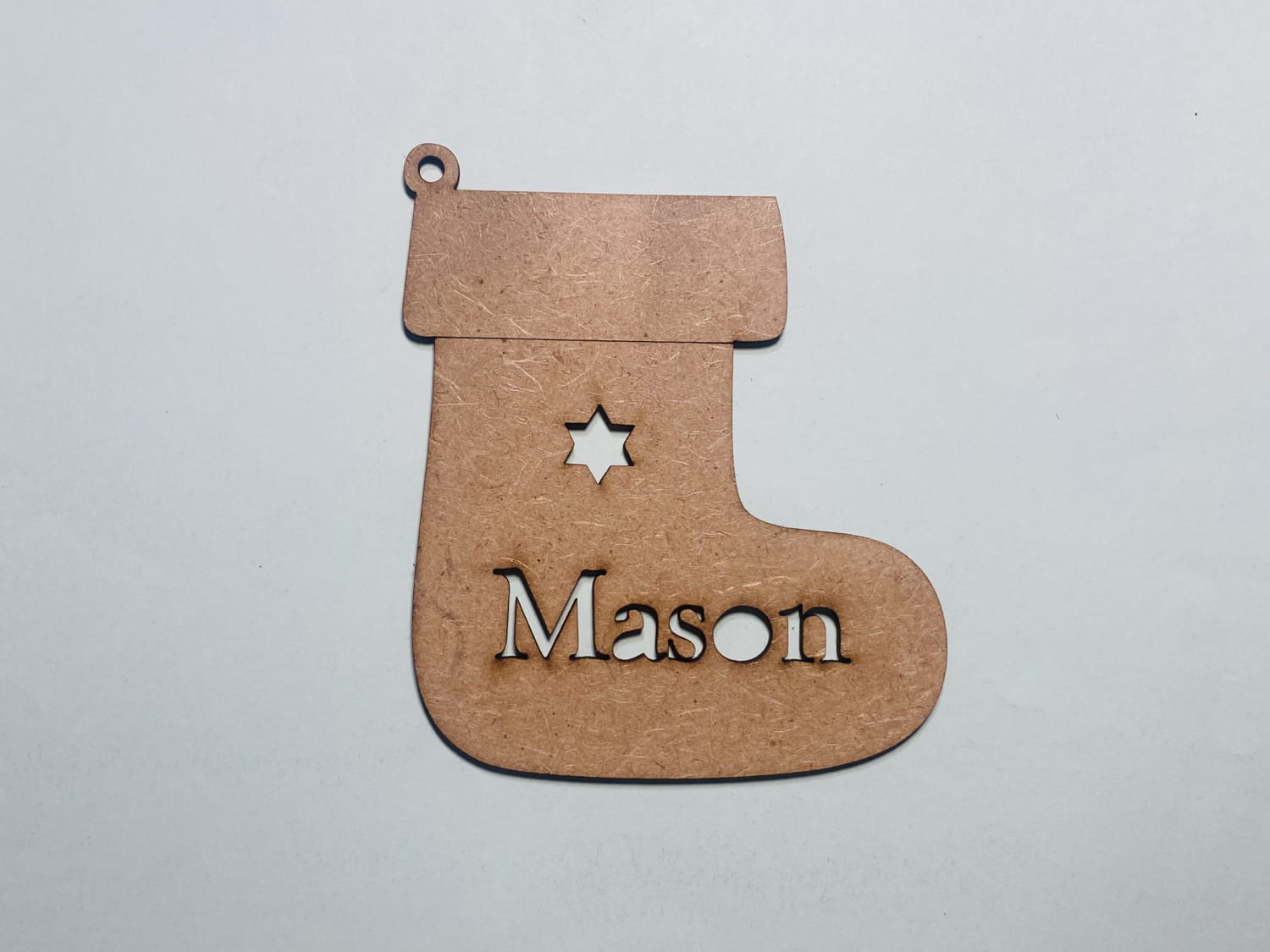 Laser Cut Personalized Stocking Christmas Ornament SVG DXF CDR AI PDF ...