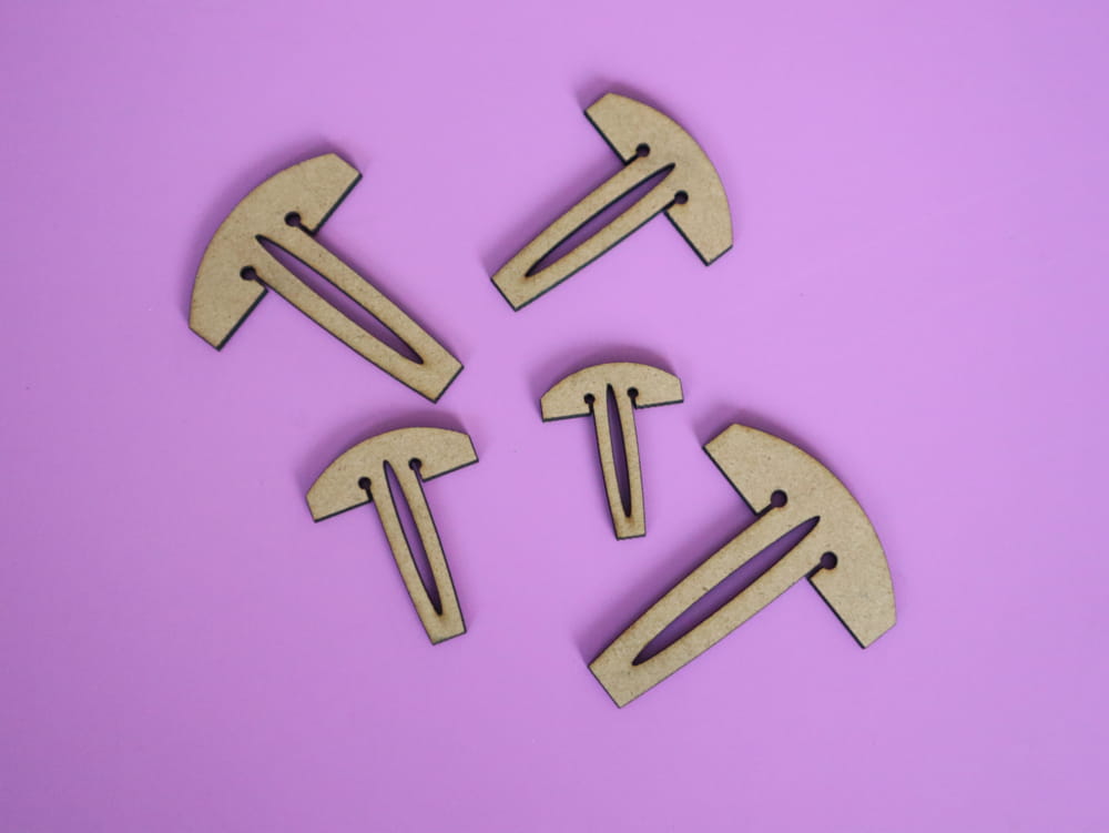 Laser Cut Honeycomb Pin Set Crumb Tray Pins Different Sizes for ...