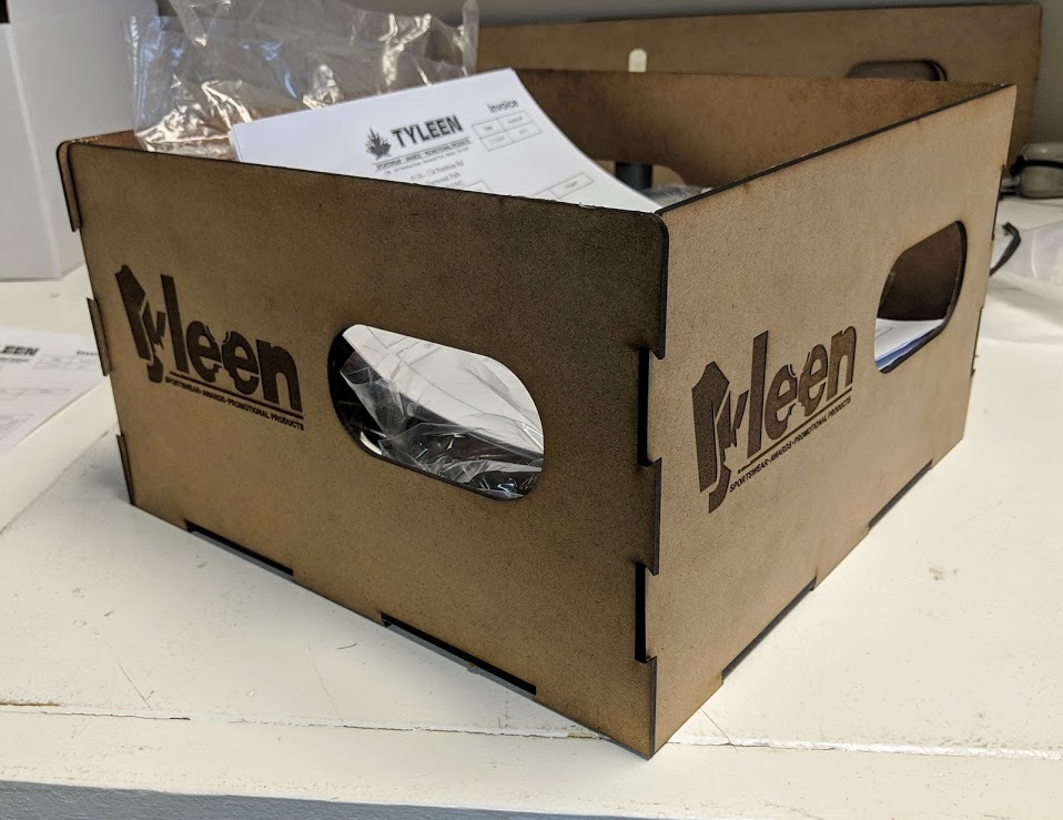 Laser Cut Box With Handles 12×12 Free Vector cdr Download - 3axis.co