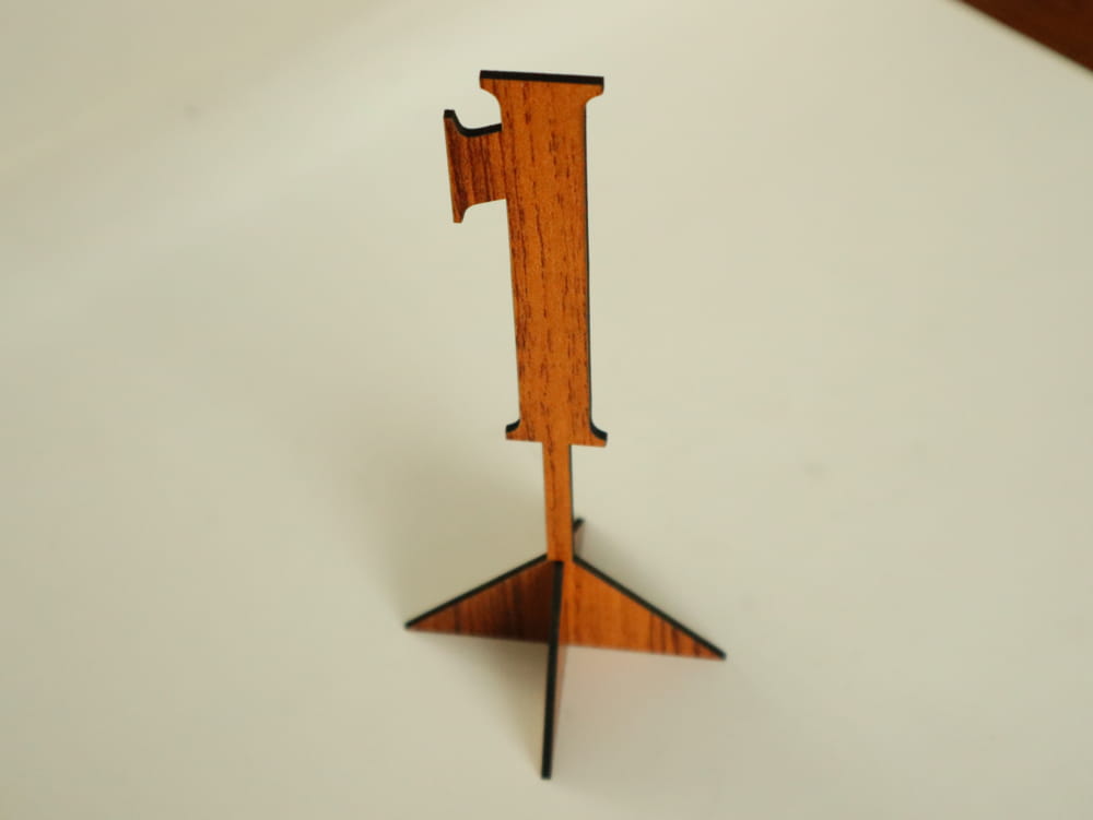 Laser Cut Wooden Table Numbers 1-10 SVG DXF CDR AI PDF Free Download ...