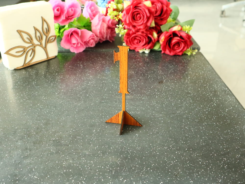 Laser Cut Wooden Table Numbers 1-10 SVG DXF CDR AI PDF Free Download ...