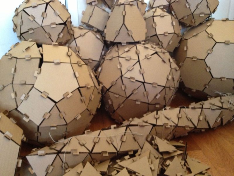 Laser Cut Geodesic Models 2plex Construction Kit SVG File Free Download ...