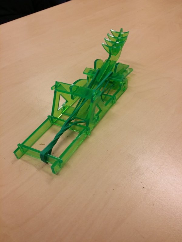 Laser Cut Catapult With Trigger Mechanism DXF File Free Download - 3axis.co