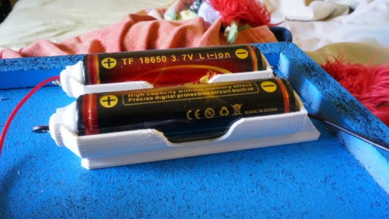 18650 Lithium Cell Battery Holder 3D Printer Model Download Free STL ...