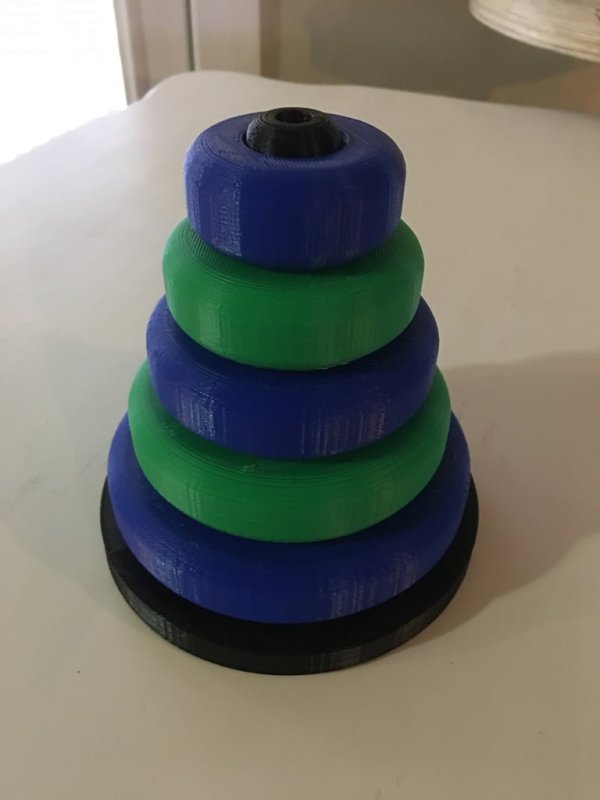 Ring Stacking Toy 3D Printer Model Download Free STL File - 3axis.co